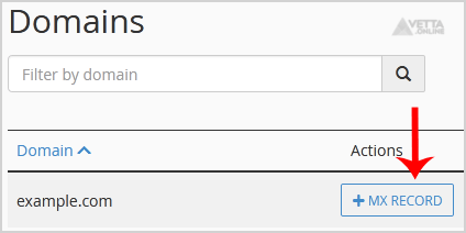Vetta Group - How to add an MX Record in cPanel using DNS Zone Editor?